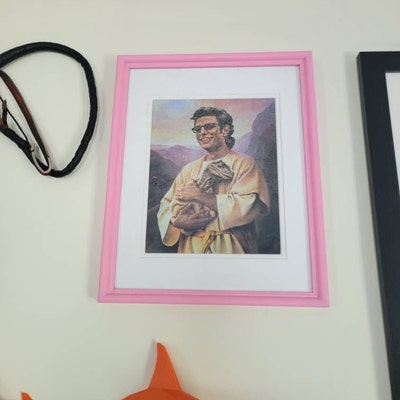 Saint Jeff Goldblum. Jurassic Park. Dinosaur Art - Etsy