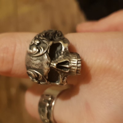 Koi Fish Sterling Silver Mens Ring, Japanese Fish Nature Inspired Ring ...