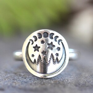 Silver Cicada Ring Sterling Silver Insect Ring Witch Ring Bug Ring ...