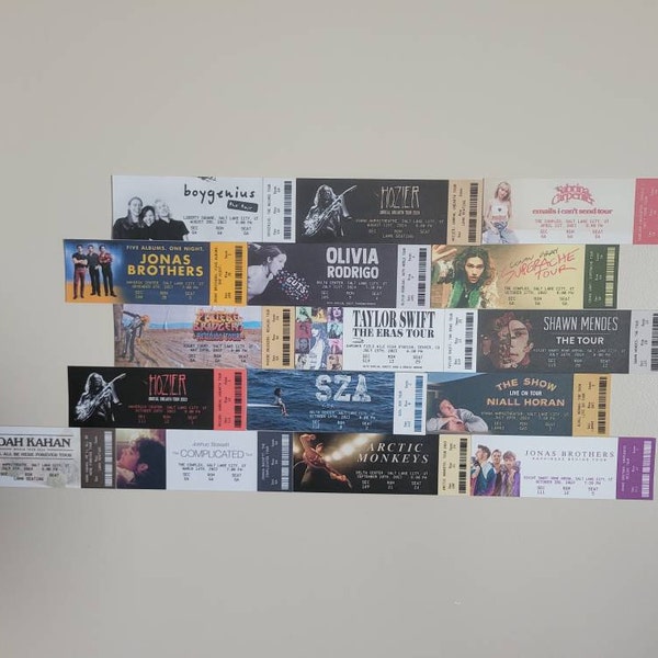 BE Custom Physical Commemorative Ticket US Canada 2024 Dates - Etsy