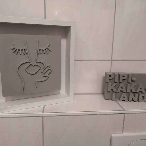 LETTER BRICK | Beton-Schild „Sei frech, wild und wunderbar ...