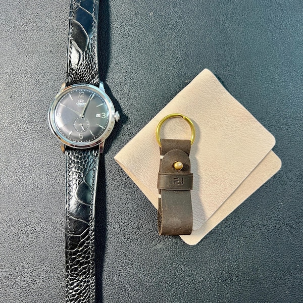 Flank Alligator Black Nubuck, Leather Watch Band Handmade,personalized ...