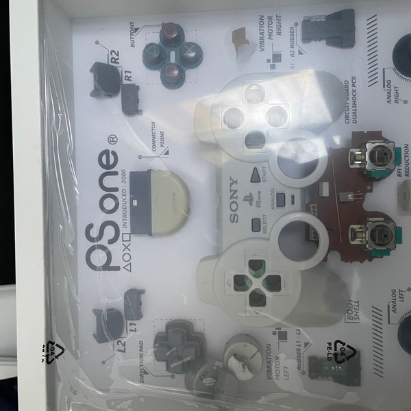 Shadowbox Diorama for Ps One Psx Controller Wall Decor Game Room ...