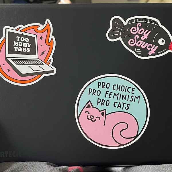 Too many tabs Vinyl Sticker – Funny Laptop Decal for Multi‐taskers - Etsy