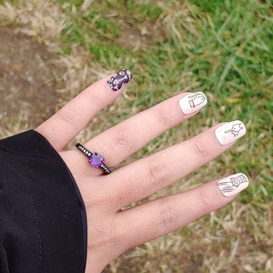 Cats Fake Nails, Press on Nails, False Nails, Faux Nails. Cat Lovers ...