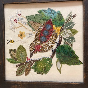 Slow Stitching Kit Poppies - Etsy