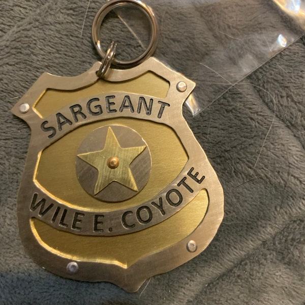 Letter "a" Dog Tag-pet ID Tag-unique Pet Tag-custom Hand Crafted ...