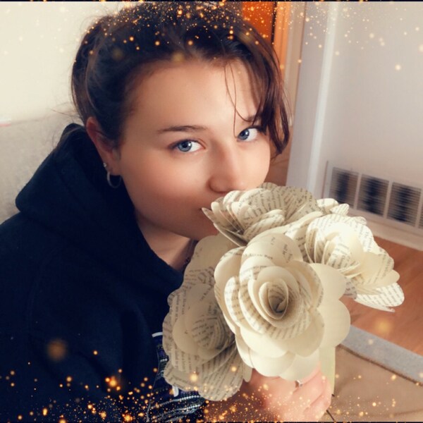 Edgar Allan Poe Book Roses - Etsy