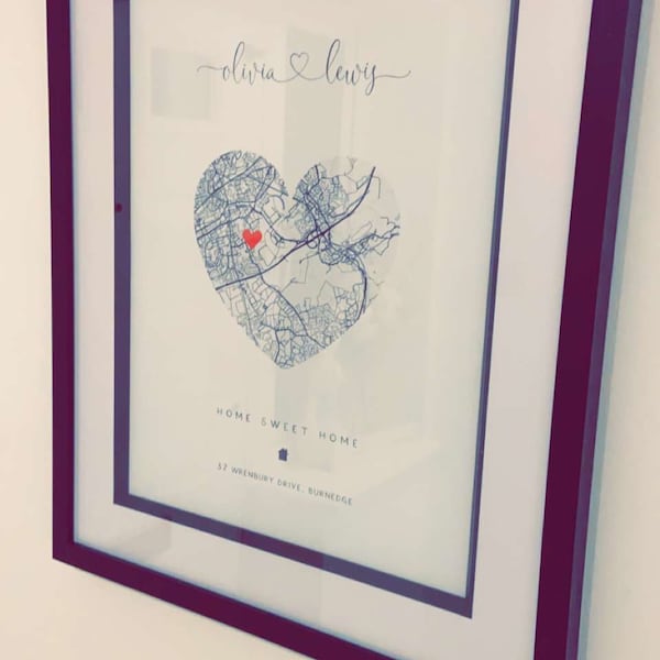 New Home Print | New Home Gift | First Home Print | First Home Print ...