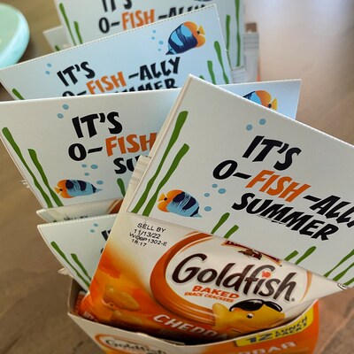 It's O-fish-ally Summer Bag Toppers Last Day of School Bag Toppers ...