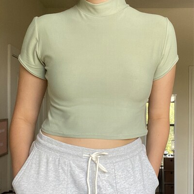 Cap Sleeve Mock Neck Top Digital PDF Sewing Pattern // US Size XS-L ...