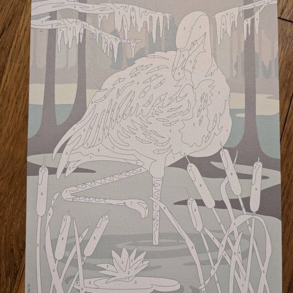 Oleander Hawk Moth Paint-by-number Kit - Etsy