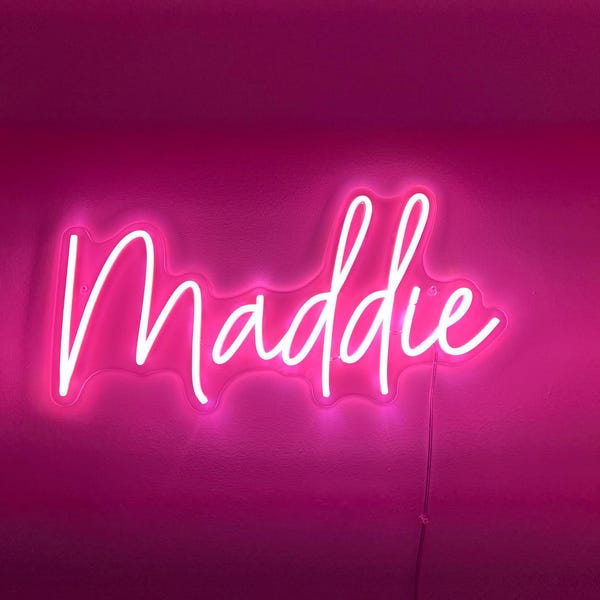 Custom Name Neon Sign Led Lights, Neon Sign Wedding, Neon Sign Wall ...