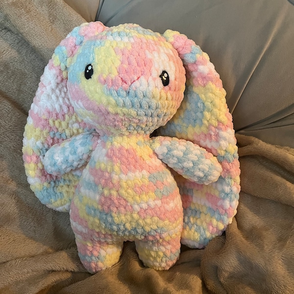 DIGITAL PATTERN: Chonky Bunny Crochet Plushie - Etsy