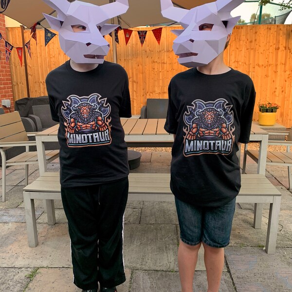 MINOTAUR Paper Mask - Make a Bull Mask With This Instant Download ...