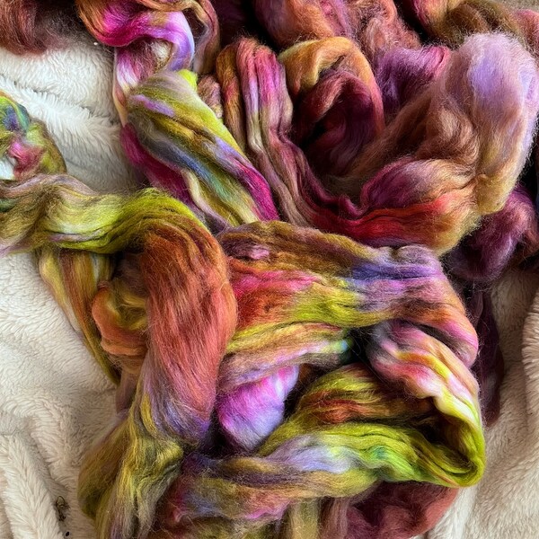 Blue Faced Border Leicester Fleece for Hand Spinning Knitting Crochet ...