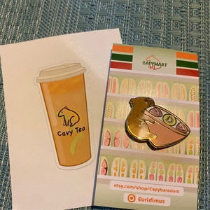 Capy Cup Noodles Sticker - Etsy