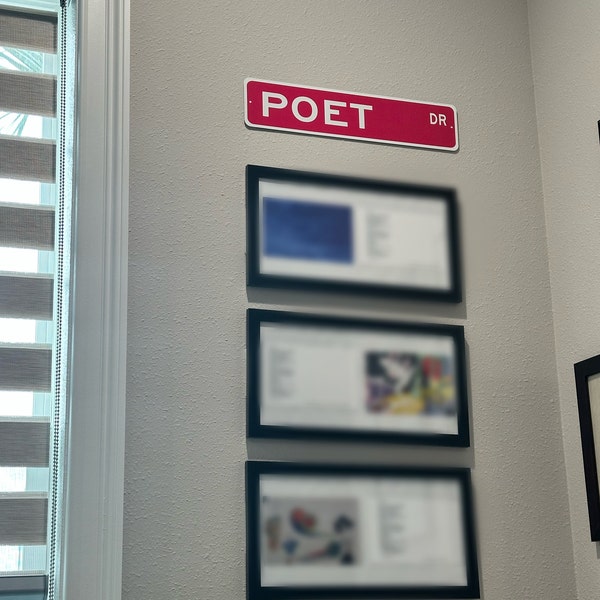 Poet, Poet Gift, Poet Sign, Writer, Poetry Writer, Literature, Poetry ...
