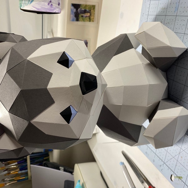Husky Dog Papercraft, 3d Printed, DIY Craft, for Cricut or Silhouette ...