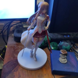 S.A.O. Yuuki Asuna in Kimono Anime Figure - Etsy