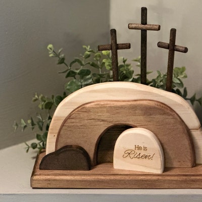 Empty Tomb Display / Empty Tomb Easter Decor Easter Creche Easter ...