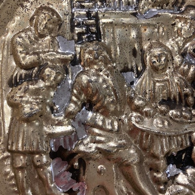 SALEM POTTERY Eagle and Shield Dinner Plate Classic Colonial Glazing ...