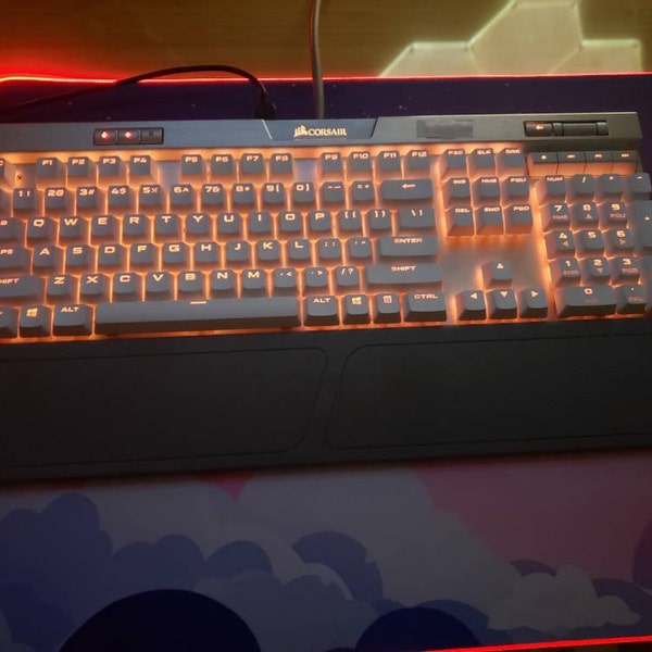 Japanese Sunset Desk Mat, Japan Gaming Setup, Large Game Table Decor ...