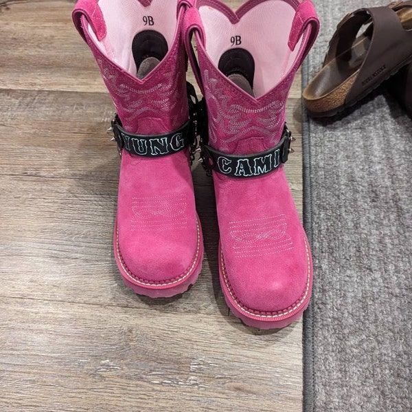 CUSTOMIZABLE - Custom Leather Boot Harness Set - Etsy