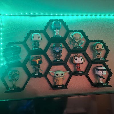 Funko Pop Locking Wall Shelf W/ Display Funko Pop / Stage Funko Pop ...