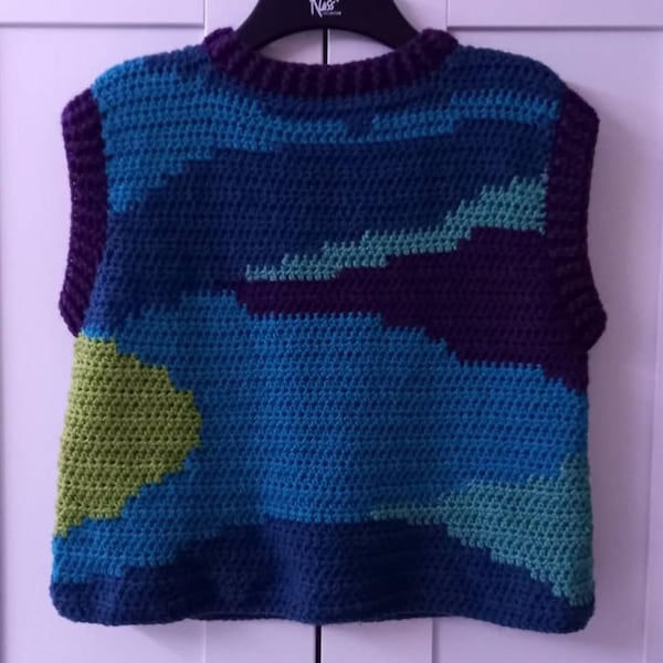 PDF Valley Vest Crochet Pattern - Etsy
