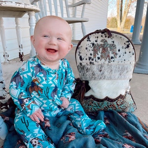 Macie Leather With Heavy Fringe and Turquoise Detail - Etsy