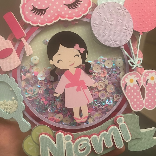 Spa Birthday Party Cake Topper|spa Cake Topper|spa Party|girls Spa ...