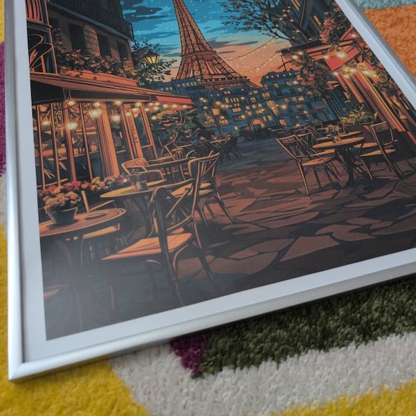Paris France Poster, Paris Eiffel Tower France Wall Art, Paris France ...