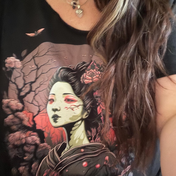 Goth Bat Shirt, Anime Mall Goth Fashion, Y2K Cottagecore Gothic ...