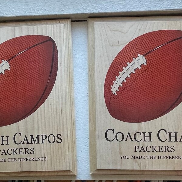 Football Coach Gift Personalized Signable Coach's Sign Team ...