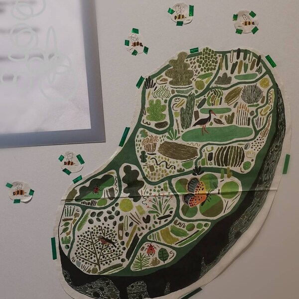 Structure of a Cell Hand Carved Rubber Stamp, Human Anatomy Art ...