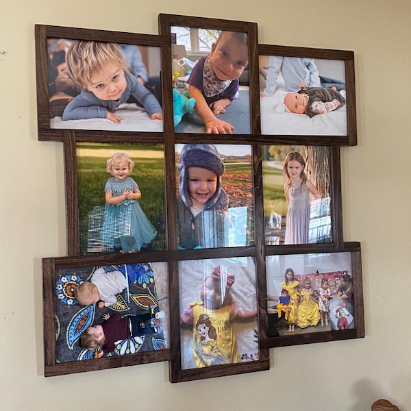 4x4 PICTURE COLLAGE Frame, Square Photo Frame for 4x4s - Etsy