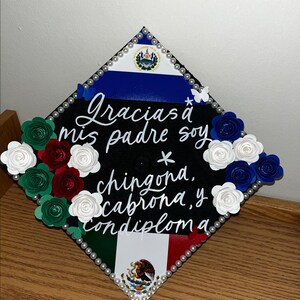 Two Degrees Hotter Master's Graduation Cap Vinyl Decal, Handlettered ...