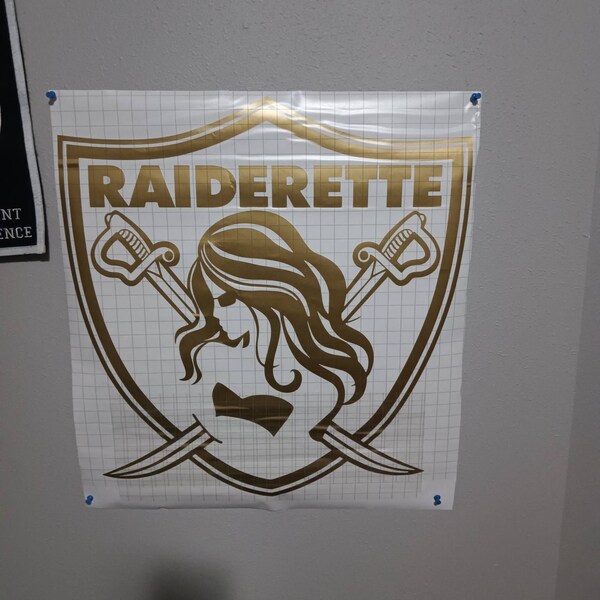 Raiderette Vinyl Decal, Female Las Vegas Raider Fan Decal Sticker - Etsy