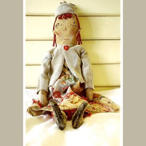 MUSTARD SEED ORIGINALS Primitive Dolls Primitive Rabbit - Etsy