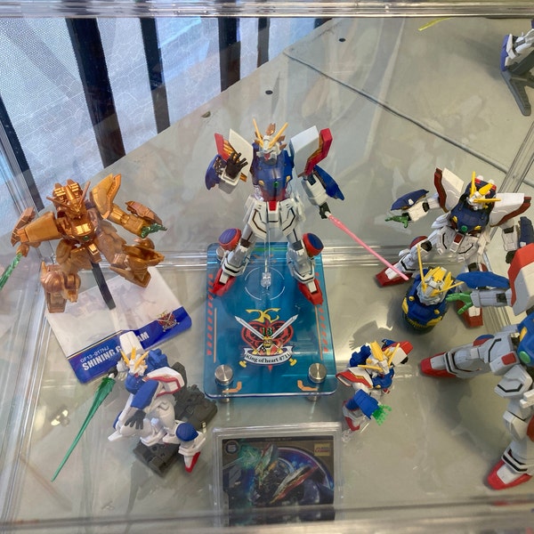 Premium Gunpla Acrylic Display Base With Standoffs | 1/100 and 1/144 MG ...