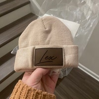 Personalize Baby Beanie With Name Custom Toddler Hat Kids Youth Child ...