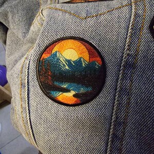 Nile Crocodile Patch Iron-on/sew-on Applique for Vest Jacket Bag ...