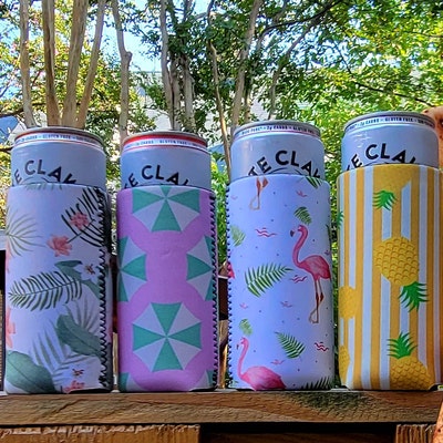 Tropical Slim, Skinny, Thin Can Coolers/ Choose Pattern / IN STOCK ...