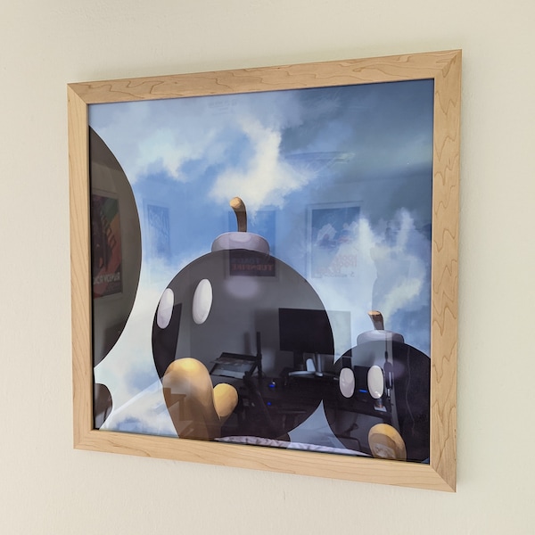 Bob-omb Battlefield Mario 64 50x50 Cm - Etsy