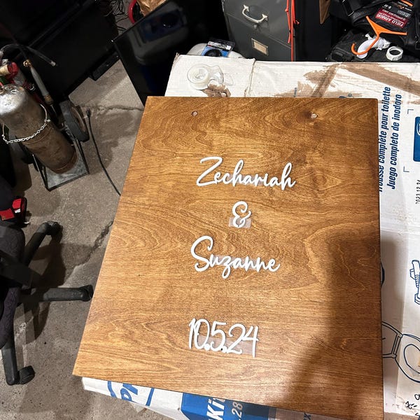 Handcrafted 2024 Santa Christmas Ornament Festive Gold Holiday Decor 3. ...