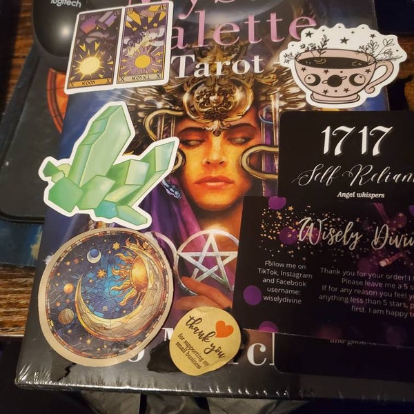 Mystic Palette Tarot Card Deck With Physical Illustrated Color ...