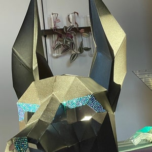 Anubis Mask / Jackal Mask DIY Paper Mask, Printable Template ...