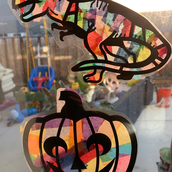 Pumpkins Suncatcher Kit, Halloween Crafts for Kids, Fall Class Party ...