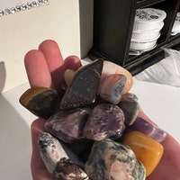 Assorted Tumbled Stones 0.5 in and 1 in BIG From 2oz Wholesale Bulk Lot ...